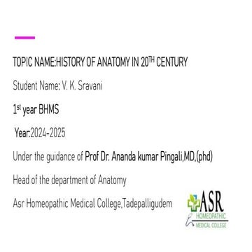 History of anatomy in 20th century .pdf