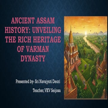 History of Ancient Kamrupa: Unveiling the rich heritage of Varman ...