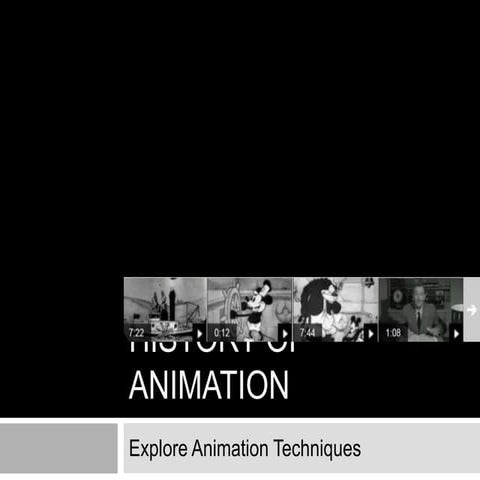 History of Animation | PPT