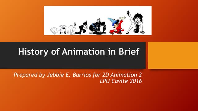 Animation history | PPTX