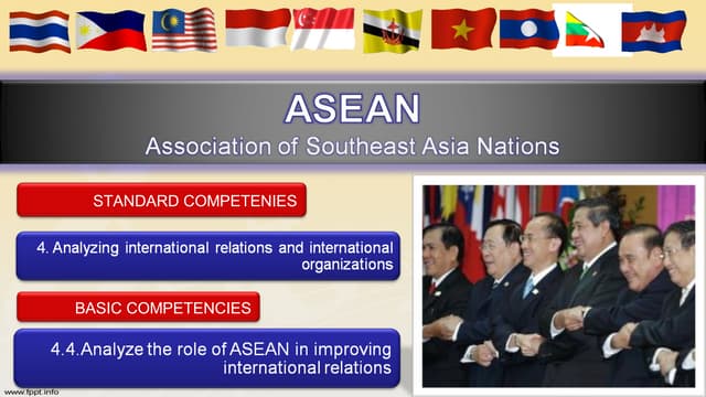 History Of Asean Ppt