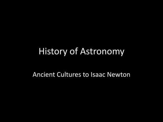 Astronomy Timeline | PPT