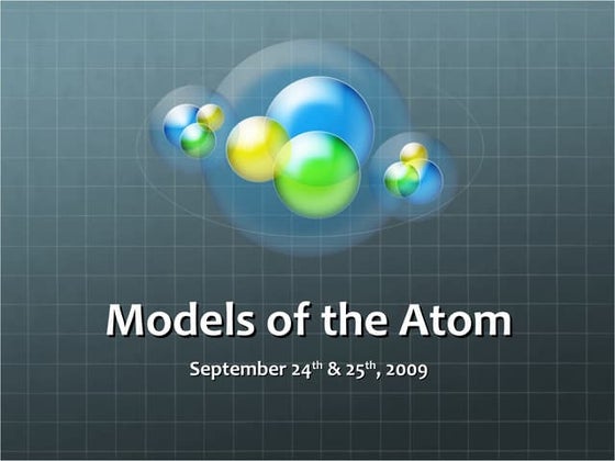 Infographic: History of the Atom | PDF