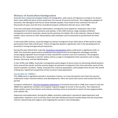 History of Australian Immigration.docx