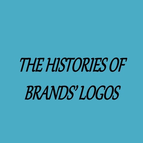 History of brands | PPTX