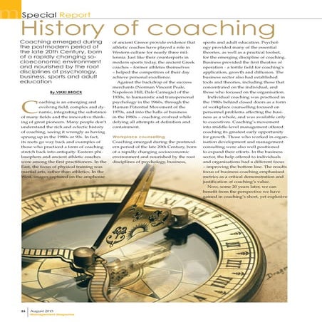 History of coaching | PDF