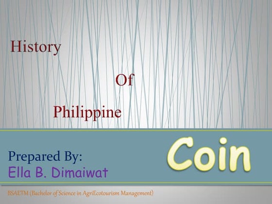 Evolution of philippine money | PPT