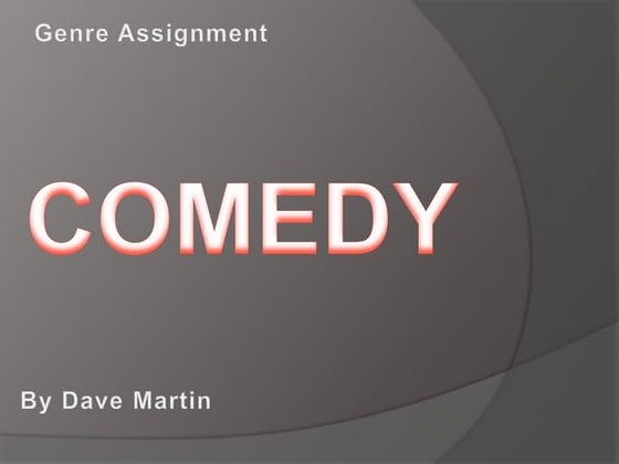 Comedy Genre Conventions | PPT