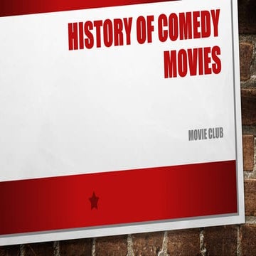 History of comedy genre | PPTX