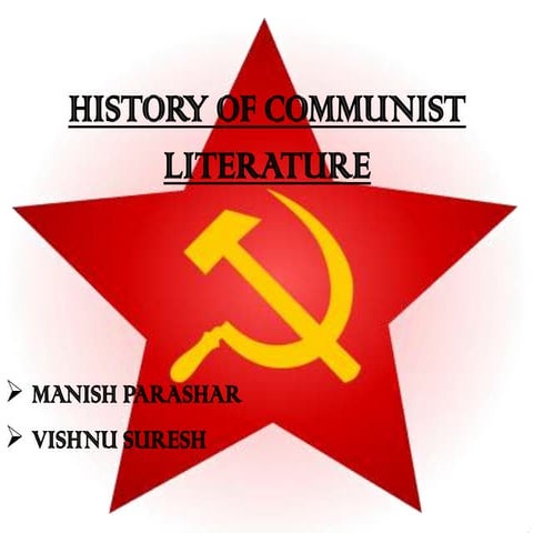 History of communist literature | PPTX