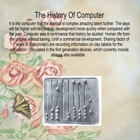Computer History Museum - Chronicling Computing's Antiquity | PPTX