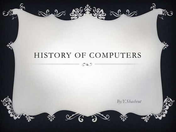 Keyboard history | PPTX