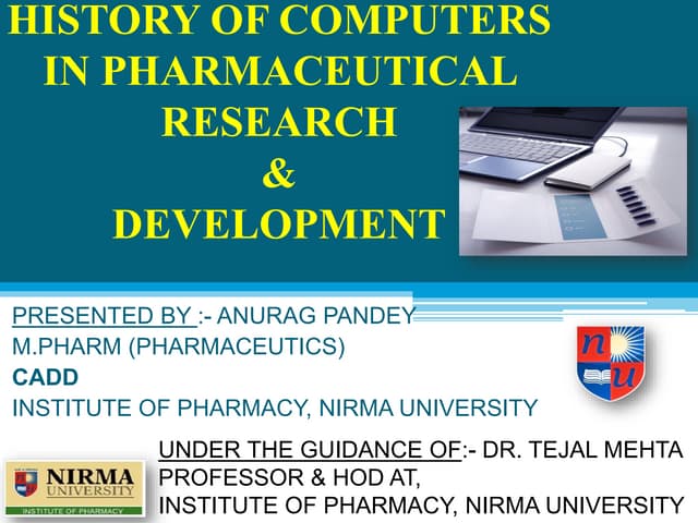Computers in pharmaceutical research and development | PPTX