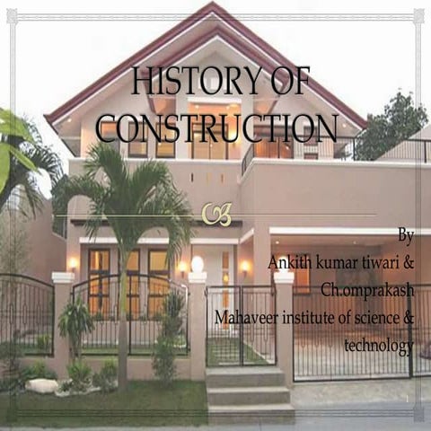 History of construction | PPTX