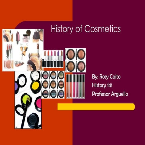 History of cosmetics | PPT
