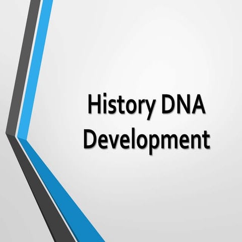History of DNA Development | PPTX
