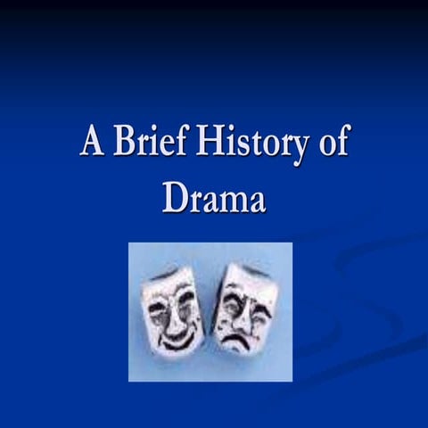 History of Drama | PPT