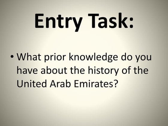A PPT ALL ABOUT UAE, FACTS AND IT'S LEGACY | PPT