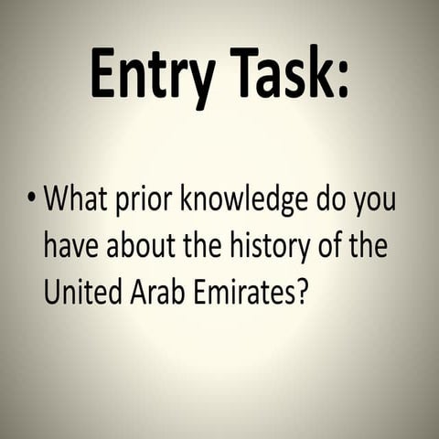 History of dubai timeline | PPTX