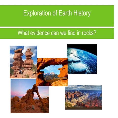 History of Earth: using Fossils and Rock Layers to tell the story | PPT