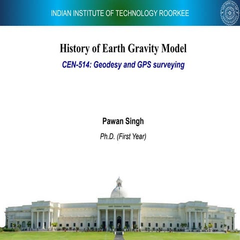 History of Earth Gravity Model | PPT