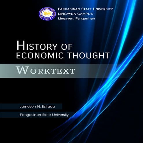 History of Economic Thought Worktext | PDF