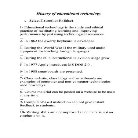 History of educational technology.doc finished | DOC