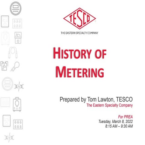 History of Electric Metering | PPTX