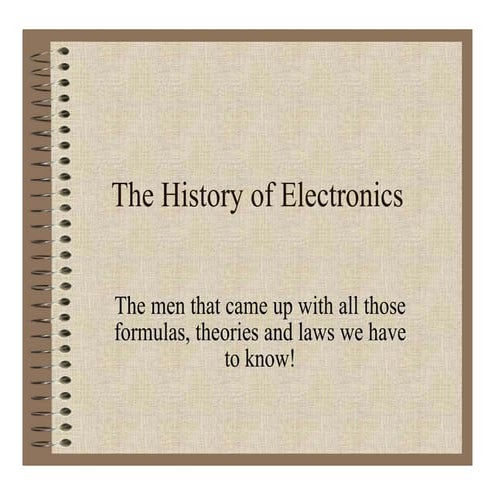 Evolution of electronics | PPTX