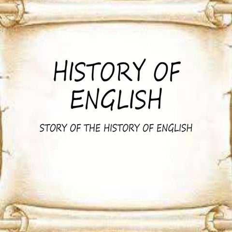 History of english | PPT