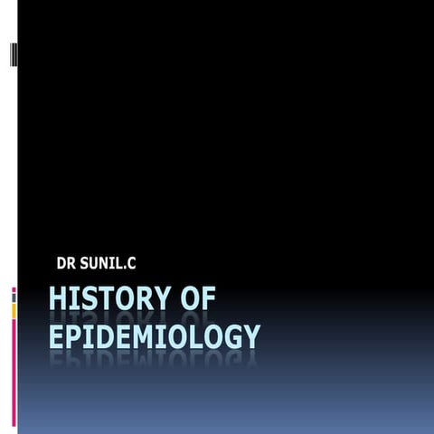 History Of Epi Sps Ppt