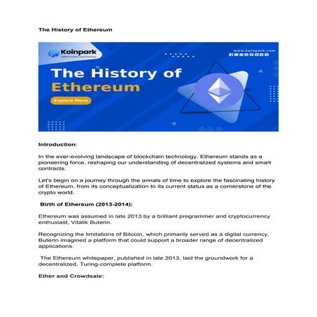 History of Ethereum.docx