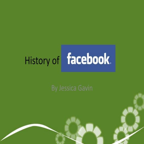 History of facebook | PPT