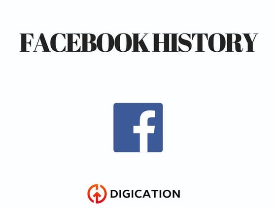 The evolution of facebook | PPTX