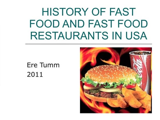 Fast food | PPT