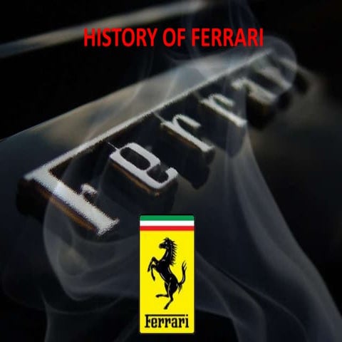 History of ferrari | PPTX