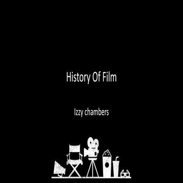 History of film | PPTX