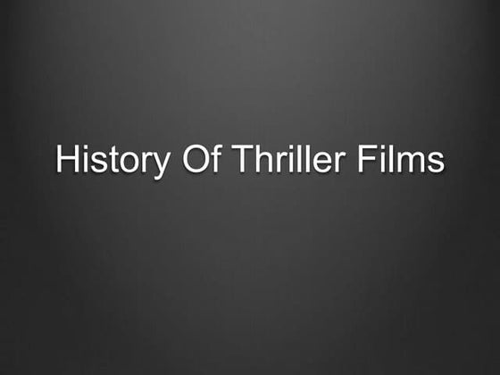 History of the gangster genre | PPT