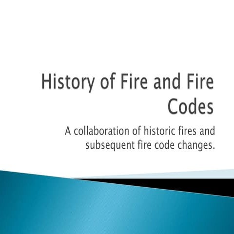 History of fire_and_fire_codes | PPT