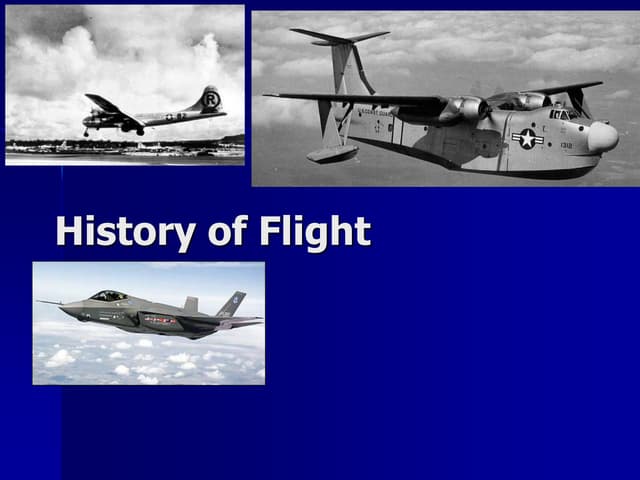 Brief history of aviation by madhav | PPTX