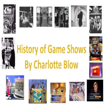 History of game shows | PPTX