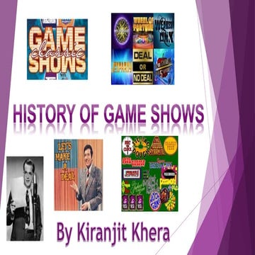 History of game shows | PPTX