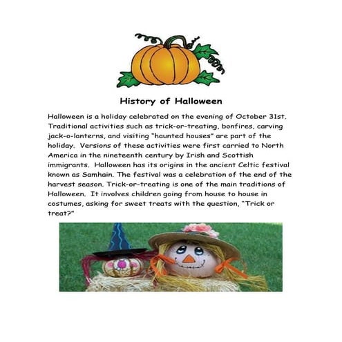 History of Halloween | PDF