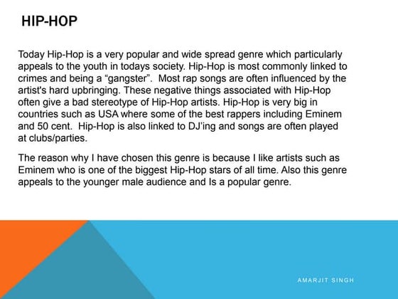 Hip Hop Power point | PPT