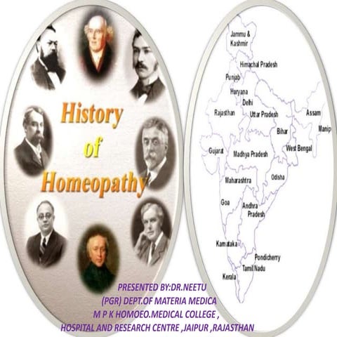 History of homoeopathy in india | PPTX