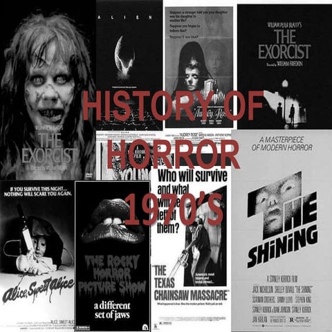 HISTORY OF HORROR - 70's | PPTX