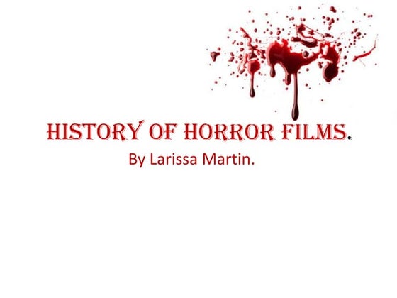 Genre conventions for horror | PPT