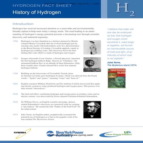 History of hydrogen | PDF