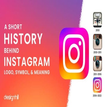 A Short History Behind Instagram: Logo, Symbol, And Meaning | Designhill | PDF
