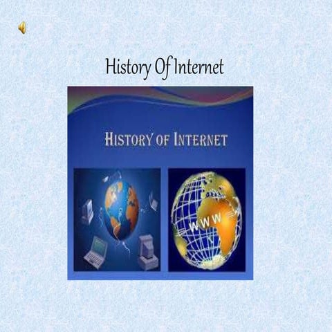 History of internet | PPTX